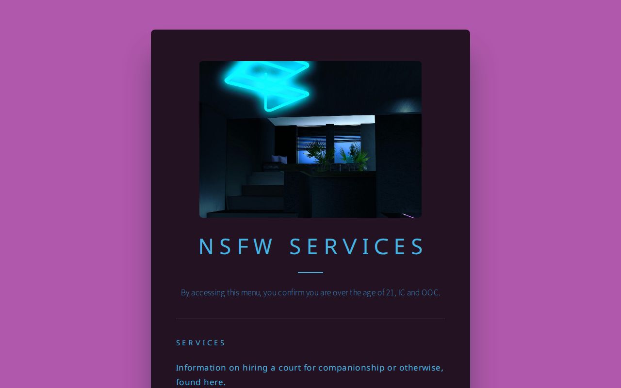 Cloaked Threshold Nsfw Services